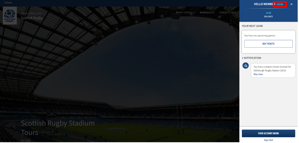 2025/26 Edinburgh Rugby Season Ticket | How to Renew – Scottish Rugby