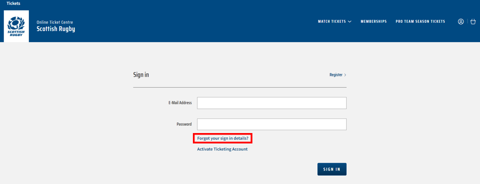 How do I access my Account Online? – Scottish Rugby